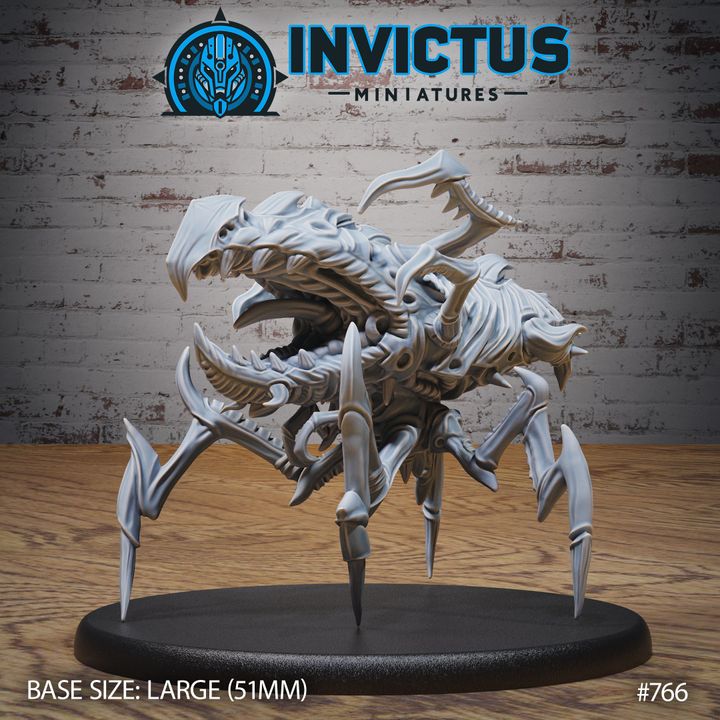 3D Printable Desert Arachnide / Sci-Fi Dune Spider Beast / Sand Abomination / Huge Cave Arachnid ...